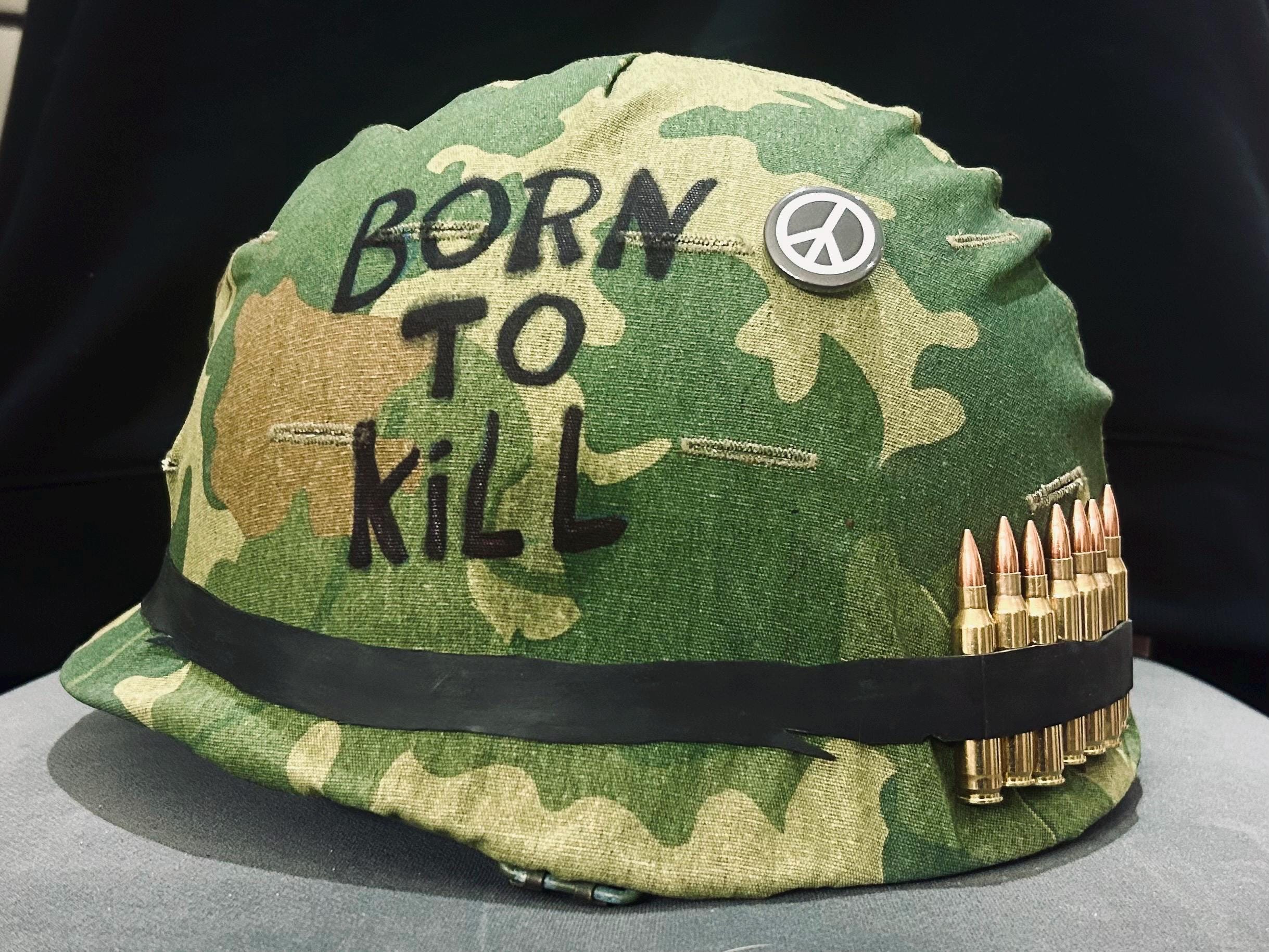 Full Metal Jacket Movie Poster Replica Helmet - Etsy