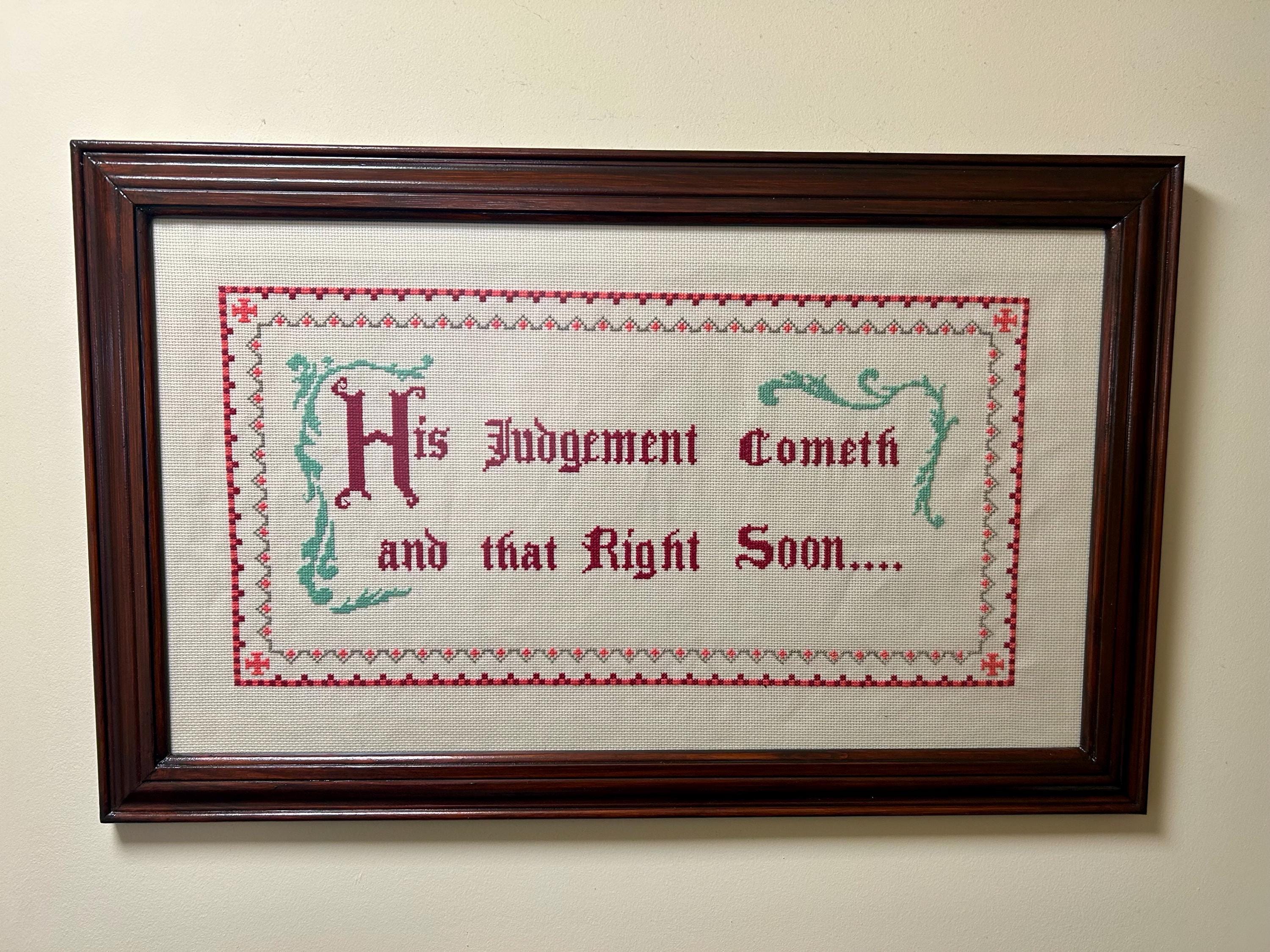 The Shawshank Redemption Warden Nortons Cross Stitch Digital Pattern ...