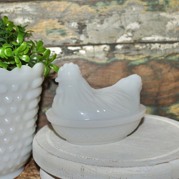 Chicken Glass Salt Cellar - Etsy