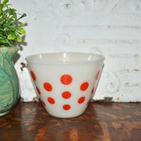 Vintage Fire King Red Dot 3 Bowls Collectible Mixing Bowls - Etsy