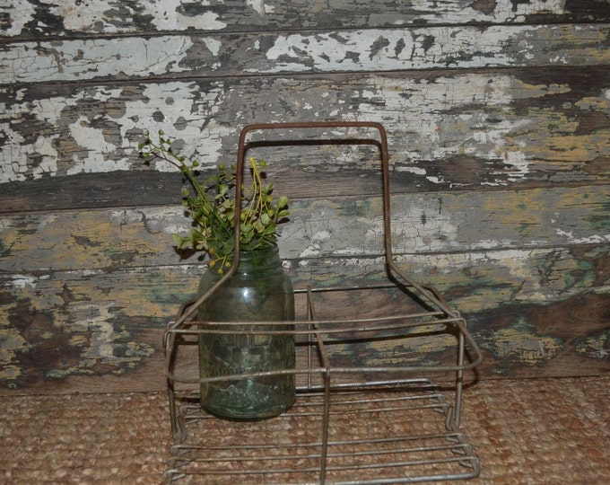 Wire Milk Bottle Carrier Milk Bottle Caddy Wire Basket - Etsy