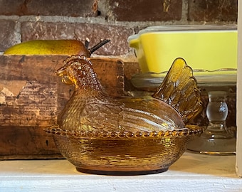 Amber Hen - Etsy
