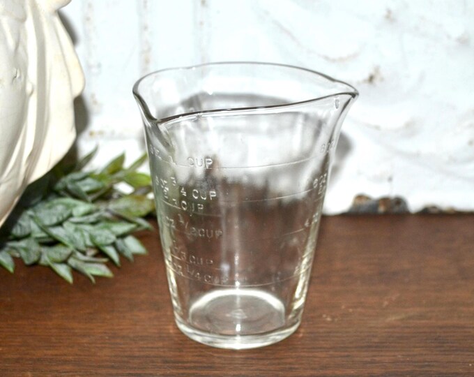 Federal Glass Measuring Cup Triple Pour Spout 3 Spout Measuring Cup - Etsy