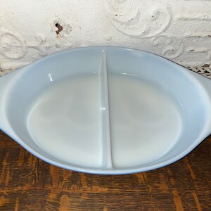 Pyrex Royal Divided Promo Dish Blue Gold Pyrex - Etsy