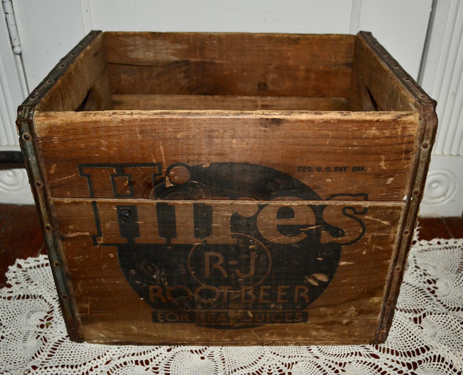 Hires Rootbeer Pop Crate Storage Crate Advertising - Etsy