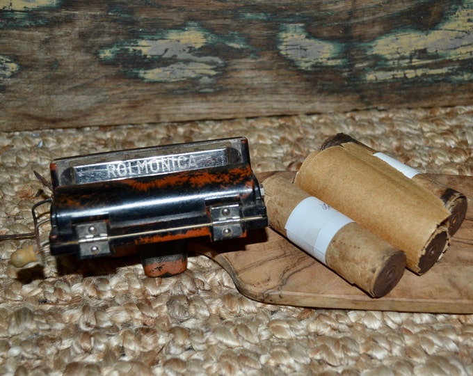 Antique Rolmonica Musical Instrument Harmonica With Three Reels 1928 - Etsy