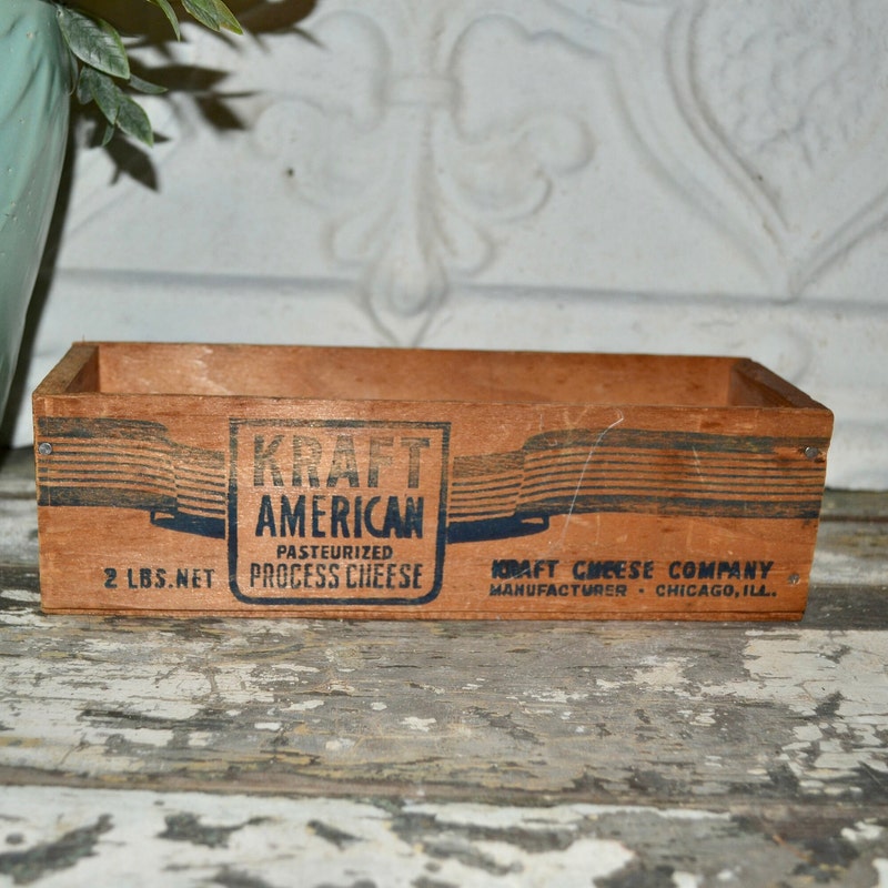 Vintage Cheese Box - Etsy