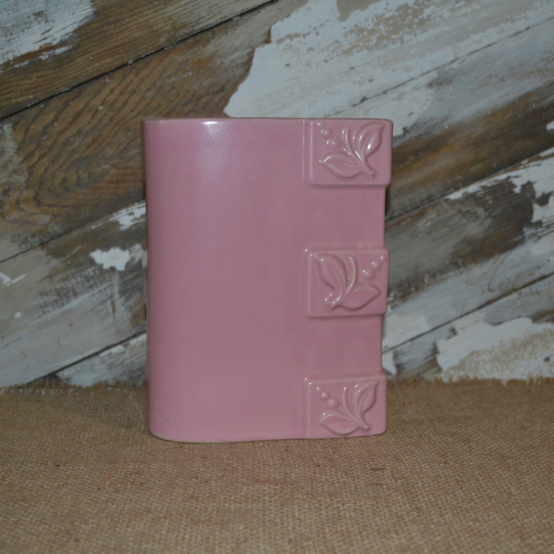 Pink Pottery Vase Planter Vintage Home Decor - Etsy
