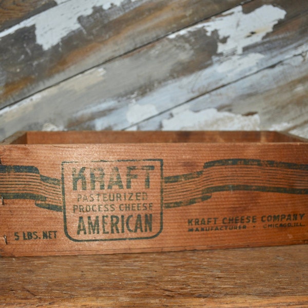 Vintage Cheese Box - Etsy