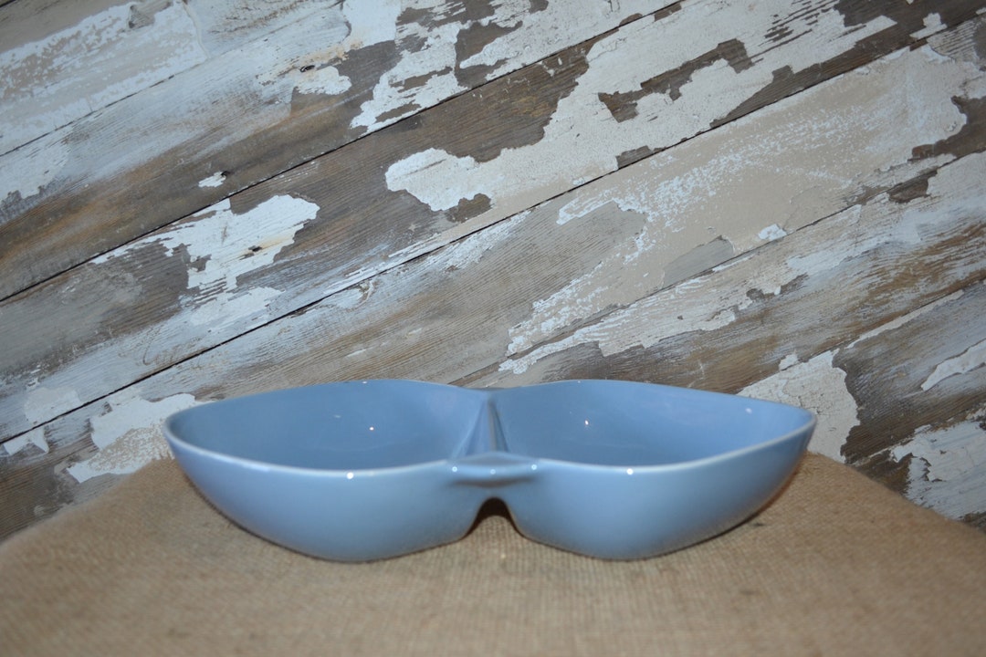 Winfield Blue Pacific Bamboo Divided Serving Dish Mid Century - Etsy