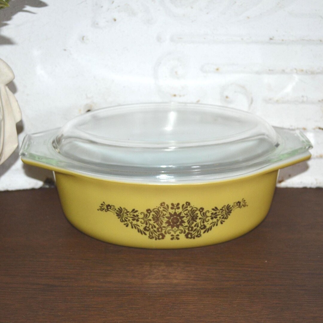 Pyrex Golden Garland Promotional 043 Pyrex Bowl - Etsy