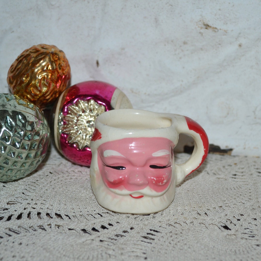 Vintage Miniature Santa Mug Vintage Christmas - Etsy