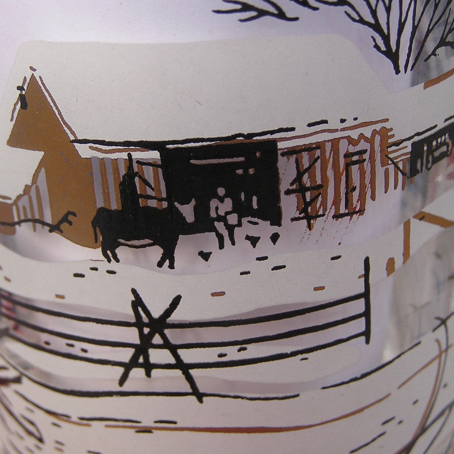 Vintage Libby Winter Farm Glasses - Etsy