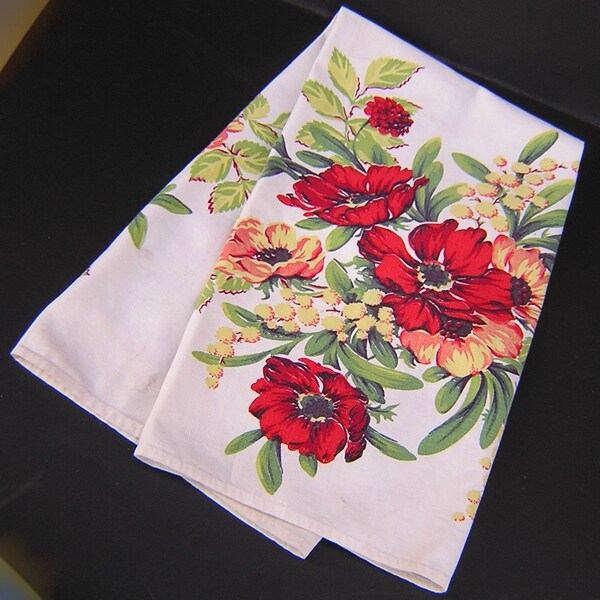Vintage Tea Towel - Etsy