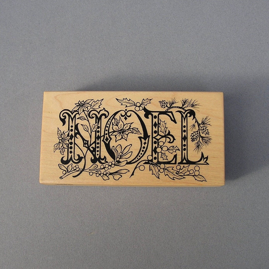 Vintage Christmas NOEL Rubber Stamp . PSX K-1624 1995 - Unused - Etsy