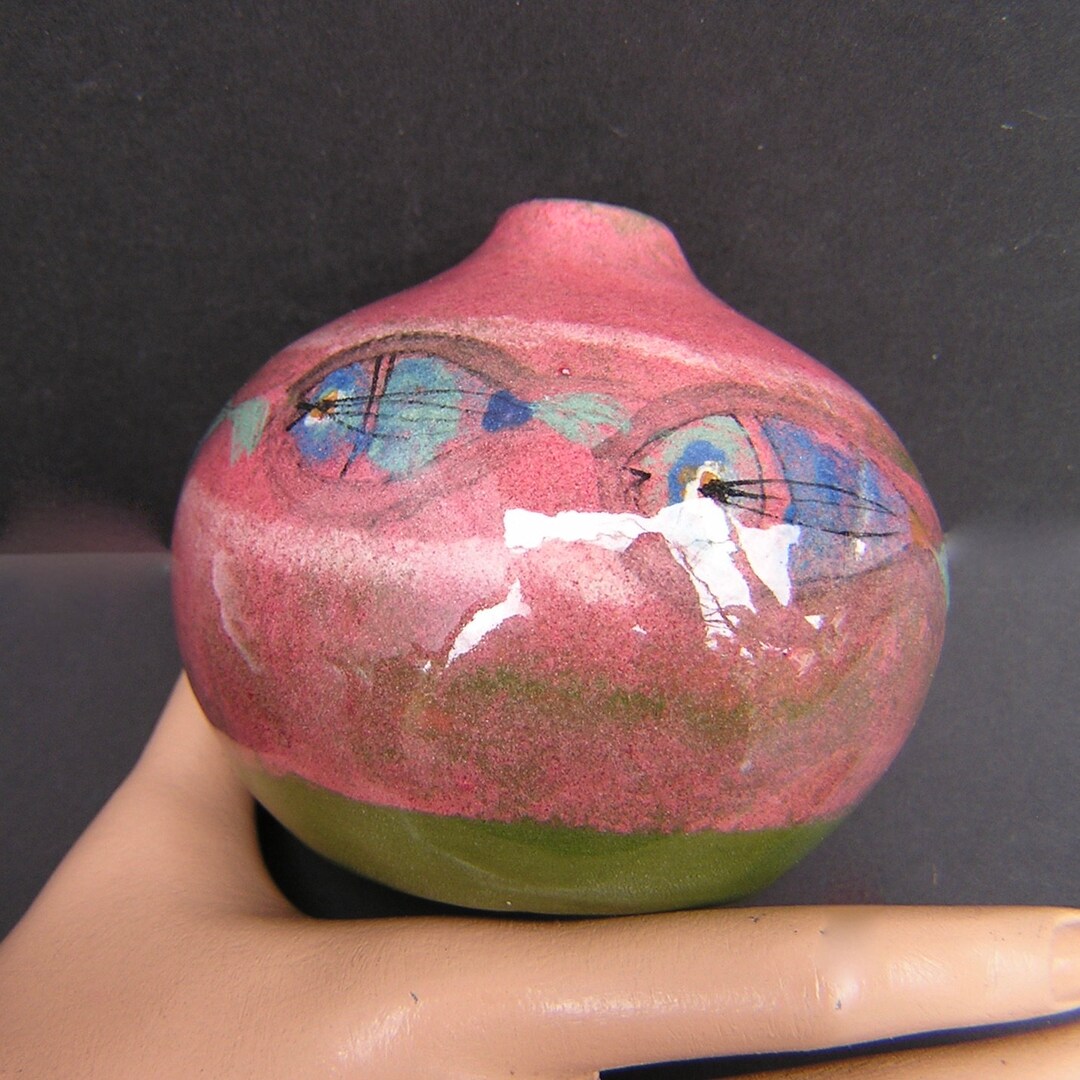 Vintage Pillin Art Pottery Weed Pot Vase - Etsy