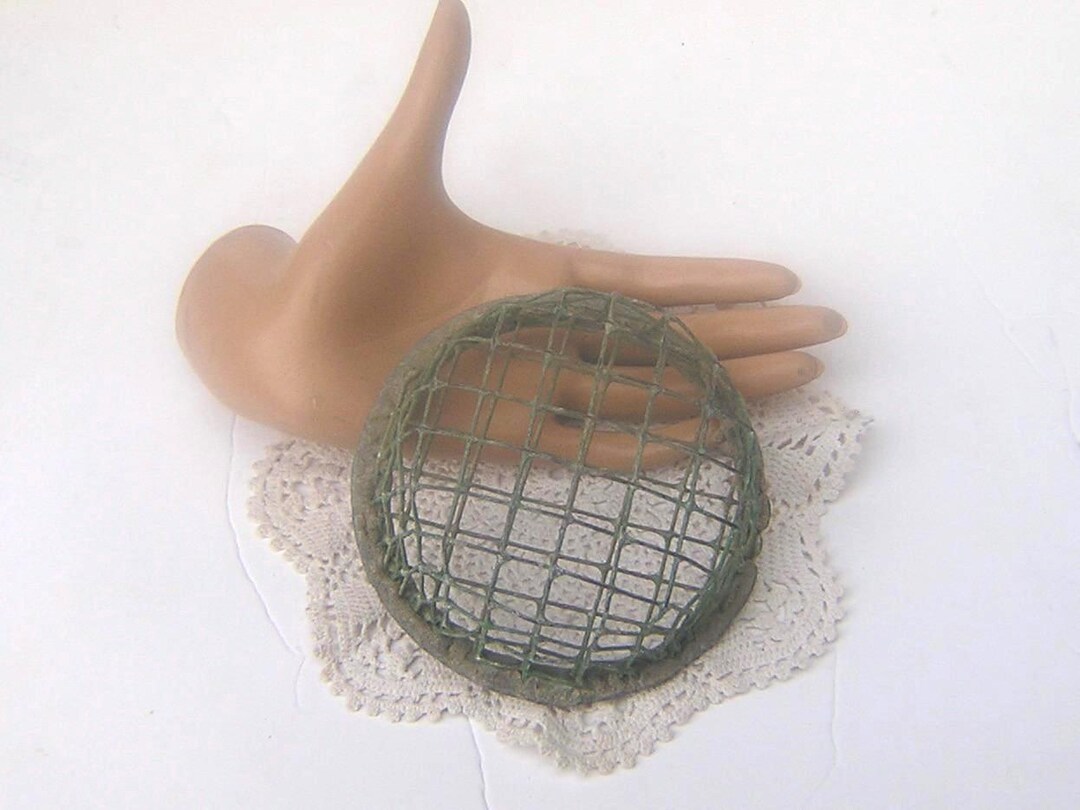 RESERVED FOR LINDA Vintage Metal Wire Flower Arranger Cage Frog - Etsy
