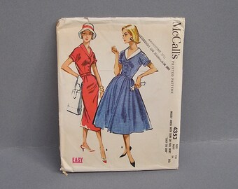 50s Dress Pattern - Etsy