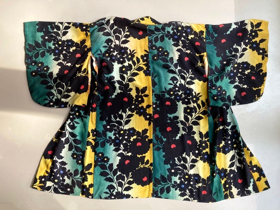 Unique antique 1930s stunning silk Japanese haori wit… - Gem