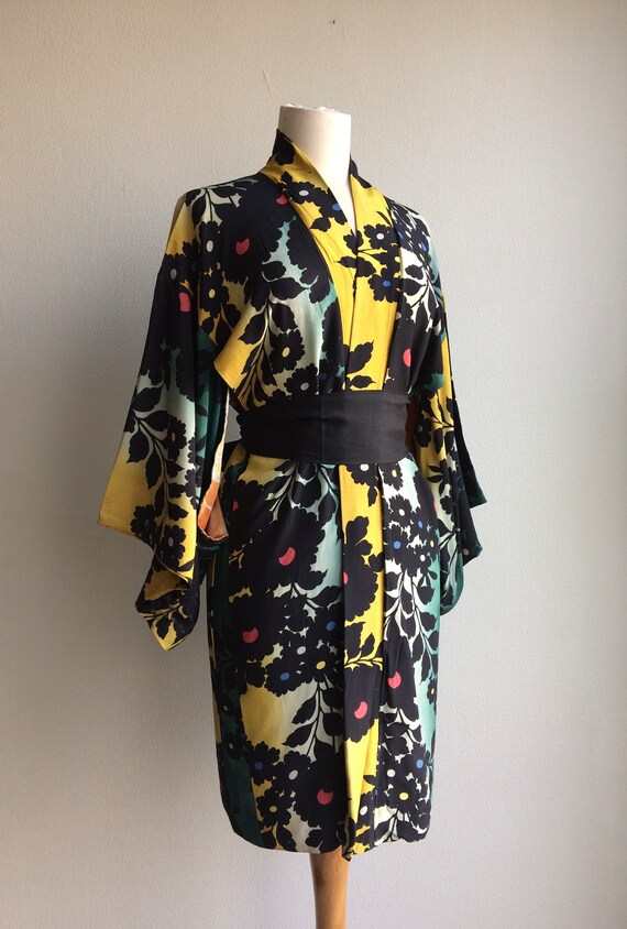 Unique antique 1930s stunning silk Japanese haori wit… - Gem