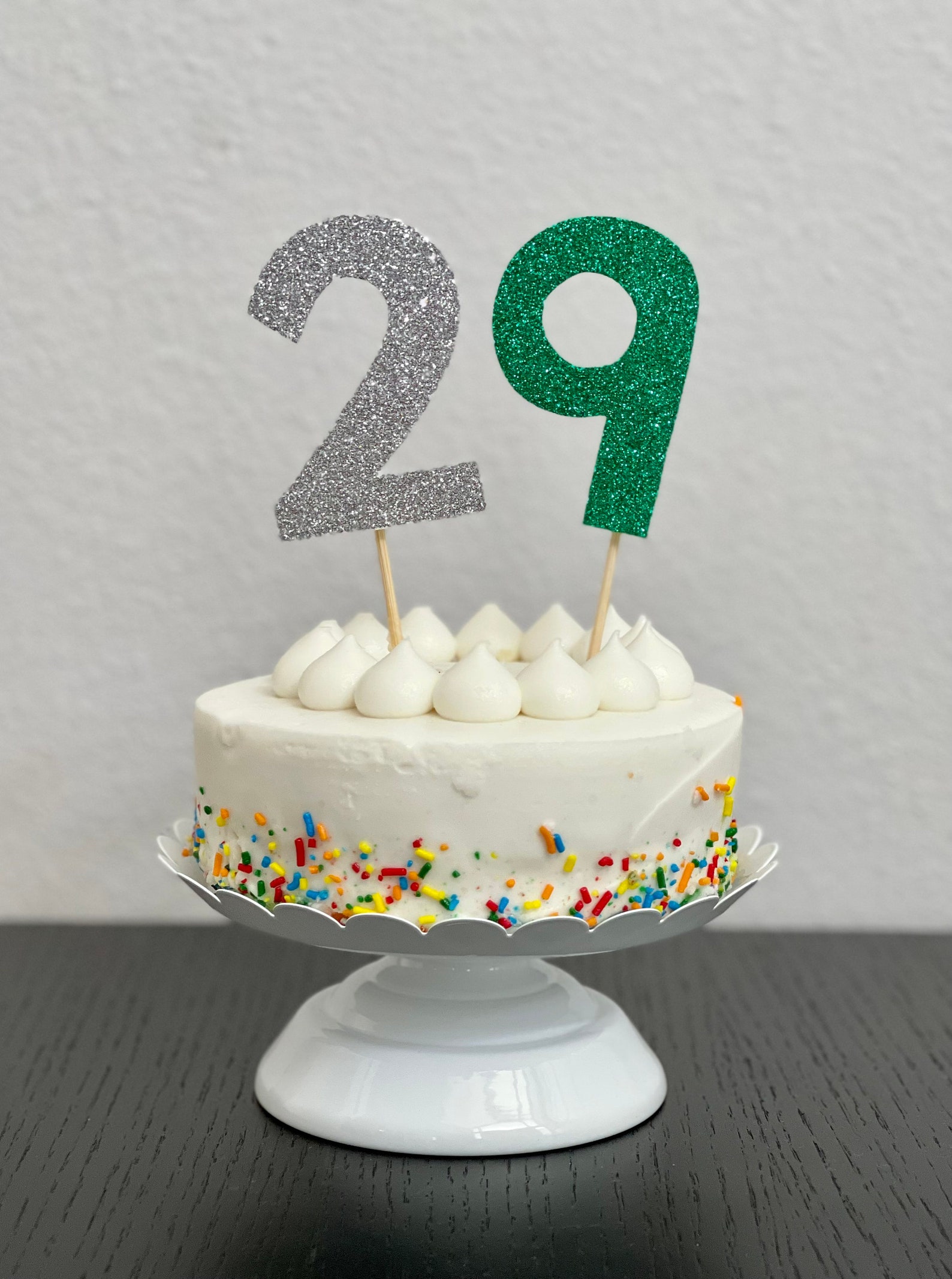 Number Cake Topper - Etsy