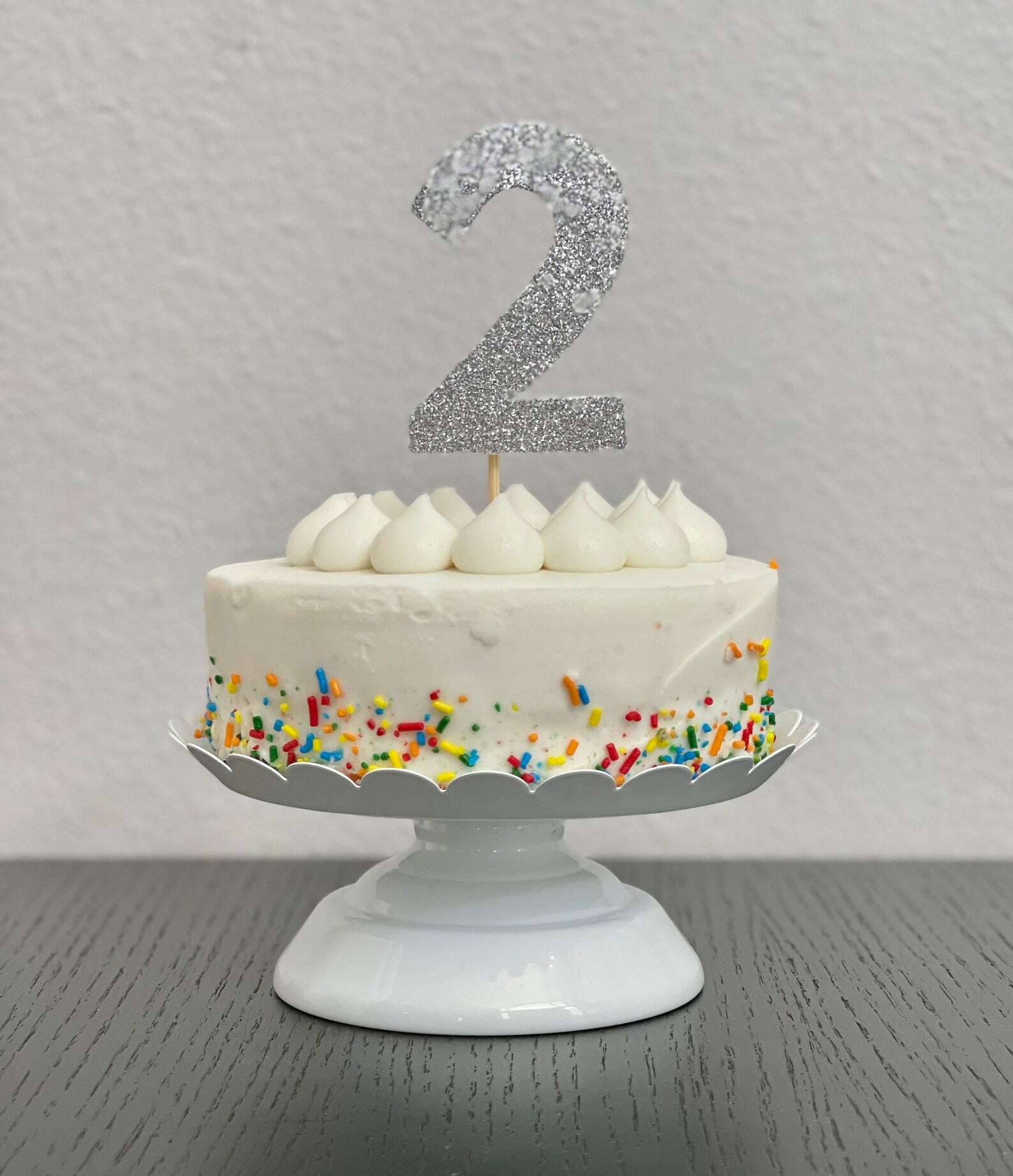 Number Cake Topper - Etsy