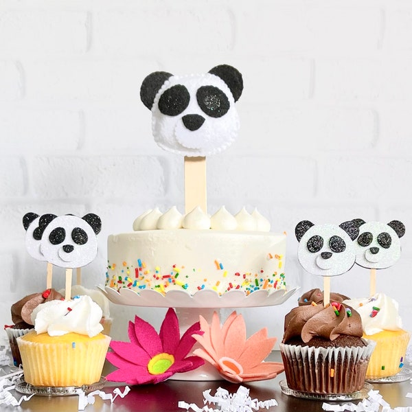 Panda Cake Topper - Etsy