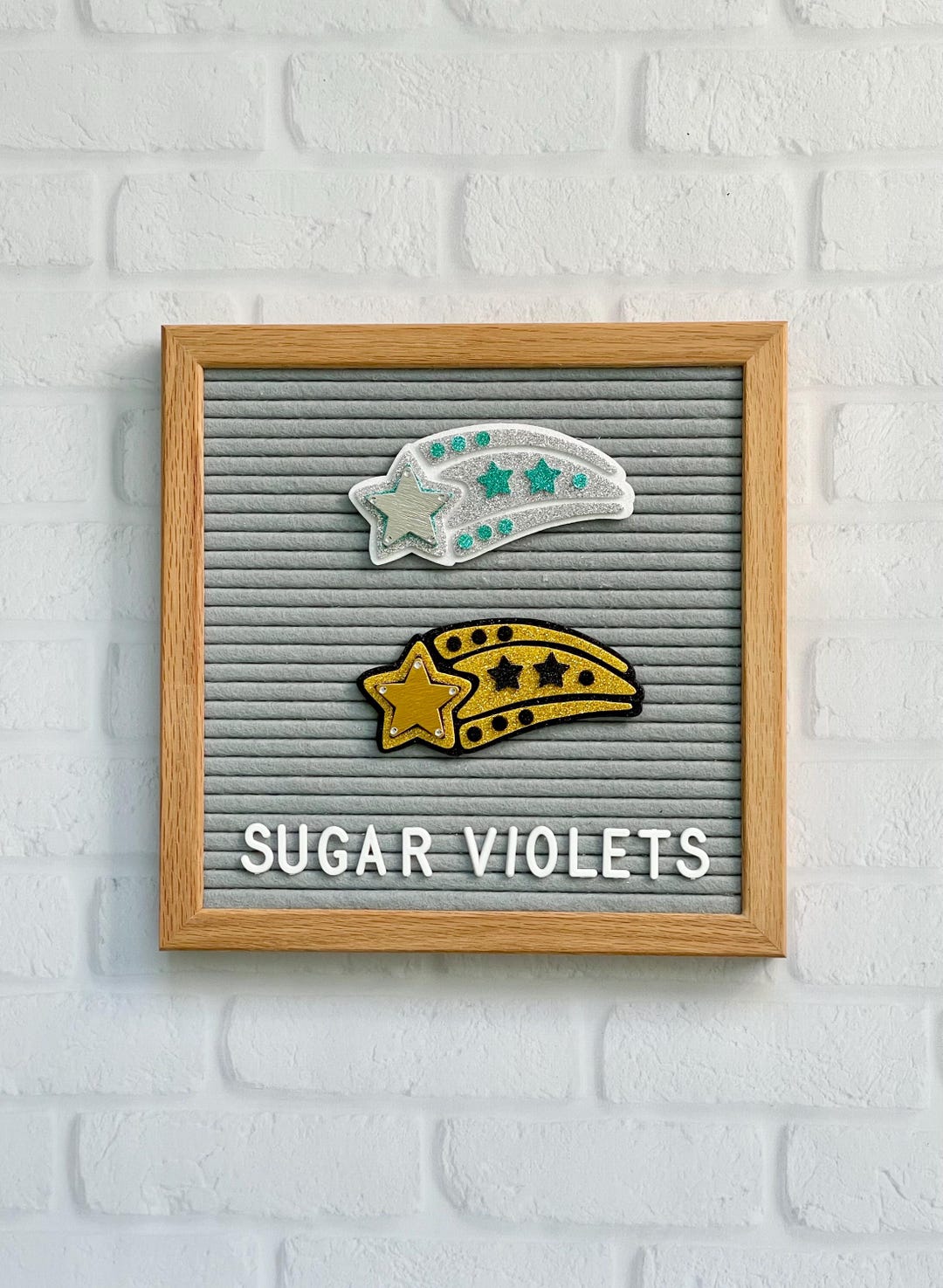 Shooting Star Letter Board Icon - Etsy