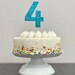 Number Cake Topper - Etsy