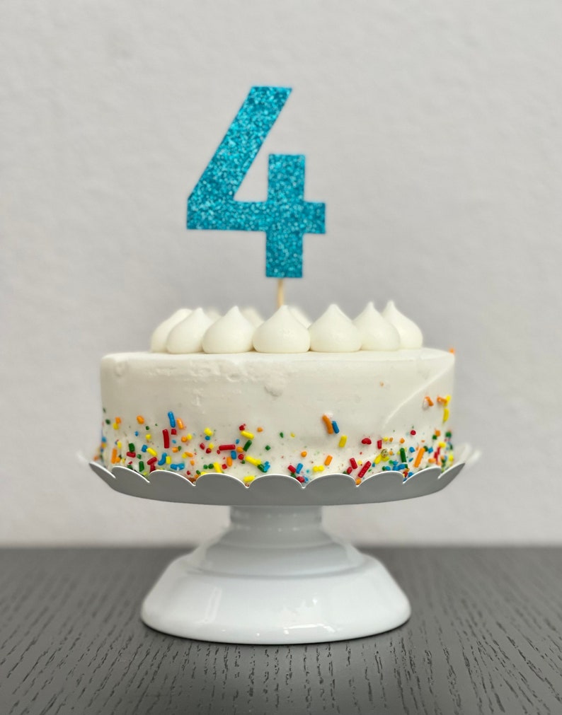 Number Cake Topper - Etsy