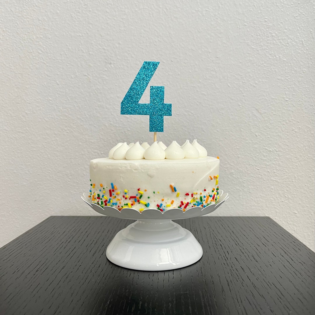 Number Cake Topper - Etsy