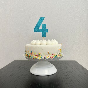Number Cake Topper - Etsy