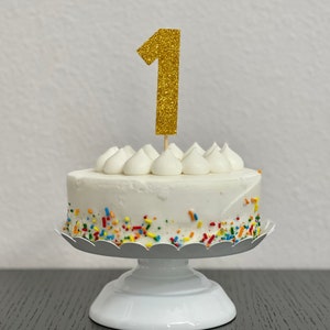 Number Cake Topper - Etsy