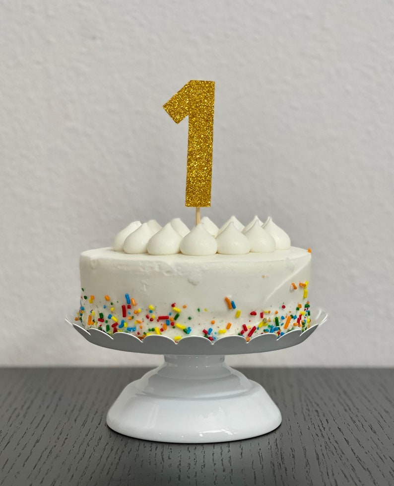 Number Cake Topper - Etsy