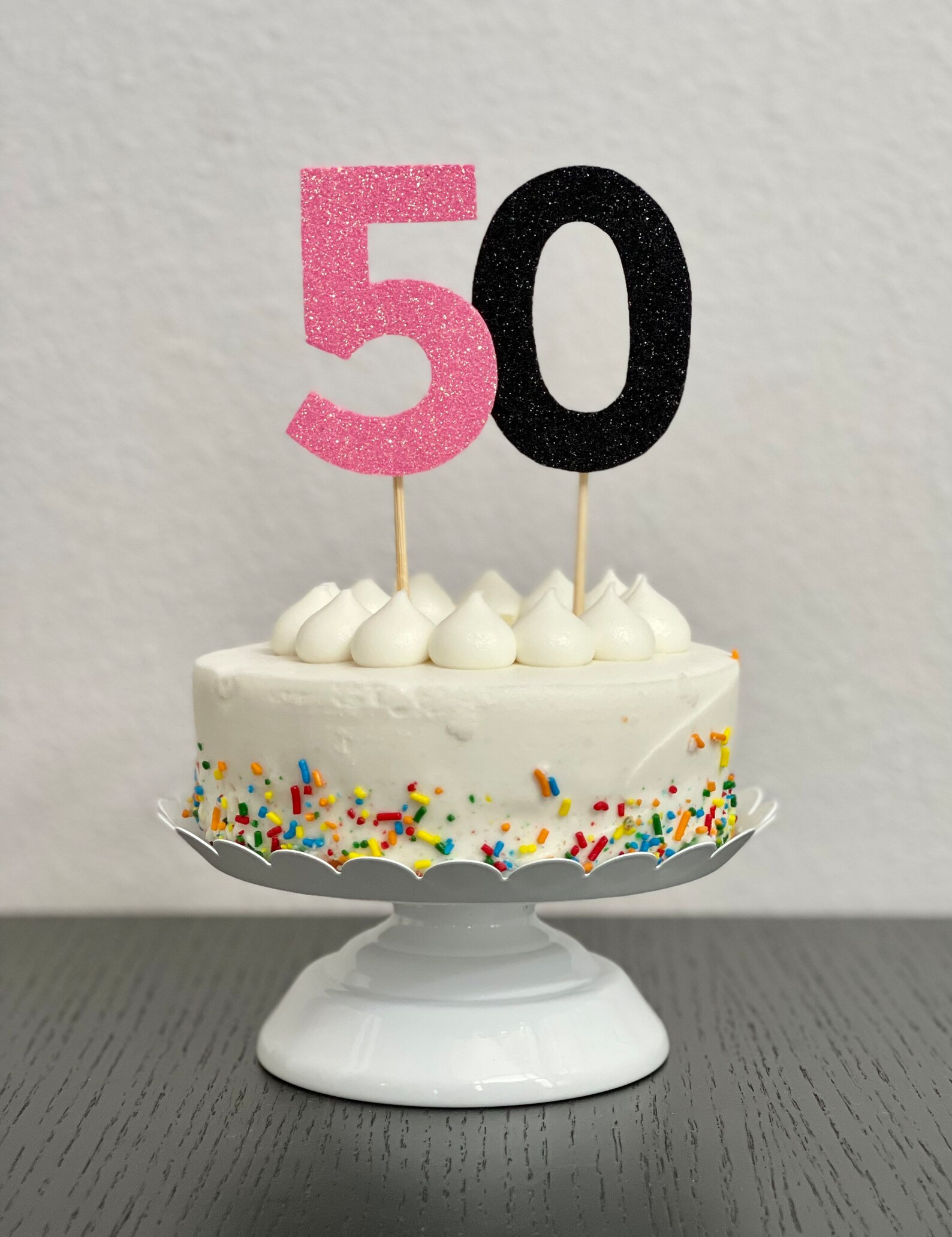 Number Cake Topper - Etsy