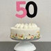 Number Cake Topper - Etsy