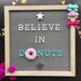 Donut Letter Board Icon and Accessory - Etsy