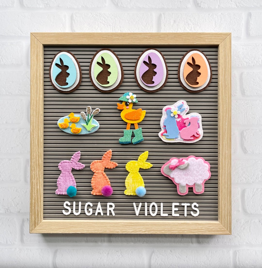 Easter Letter Board Accessories - Etsy