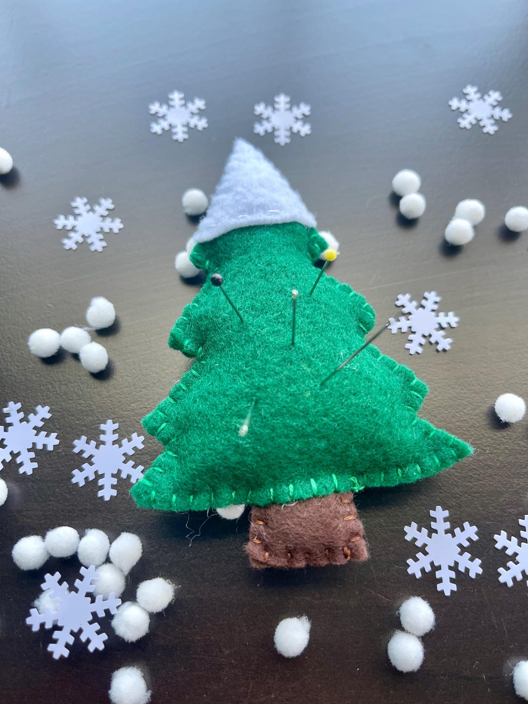 Handmade Felt Pine Tree Pin Cushion – Woodland Sewing Decor - Etsy