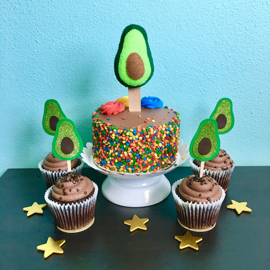 Avocado Cake Topper - Etsy