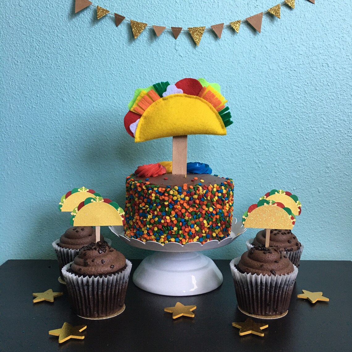 Taco Cake Topper | Etsy