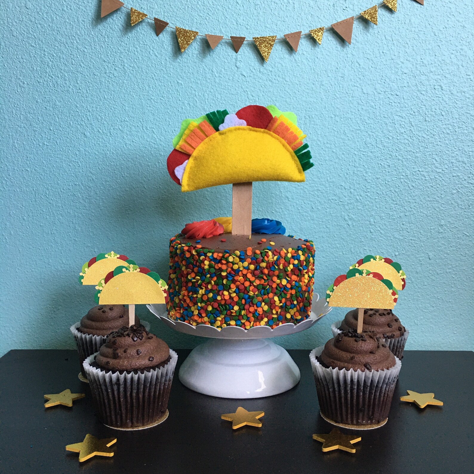Taco Cake Topper | Etsy