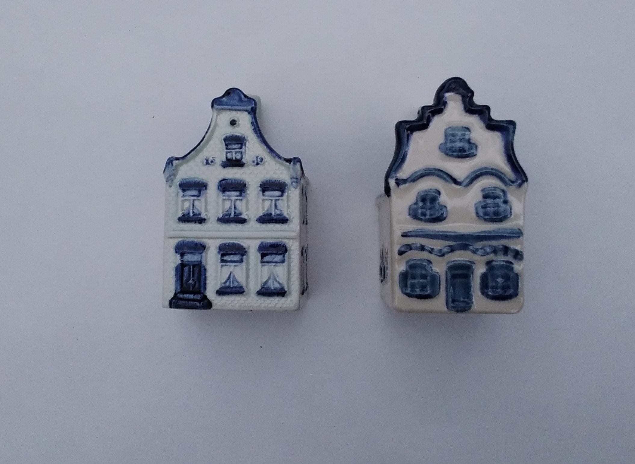 Vintage Original Blue Delft Miniature House - Etsy
