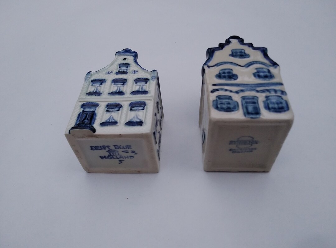Vintage Original Blue Delft Miniature House - Etsy