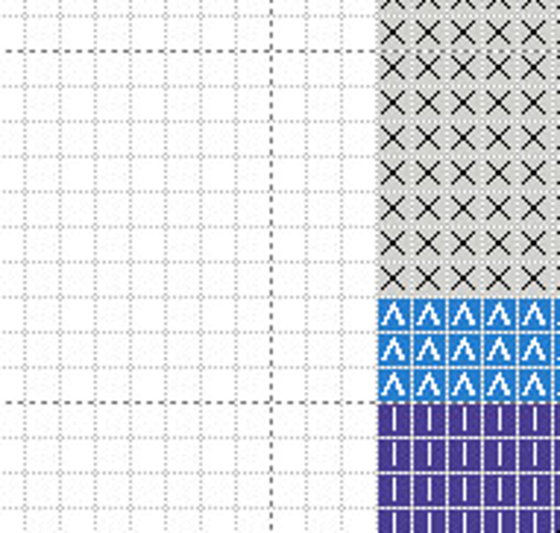 Television Test Pattern Screen Cross Stitch Pattern - Etsy