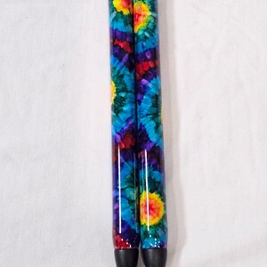 Tie Dye Pen, Hand-painted Tie Dye Gel Pen, Refillable Gel Pen, Planner ...