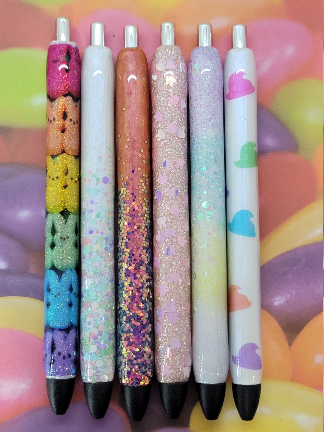 Easter Glitter Gel Pen: Pastel Bunny Inkjoy Pen, Spring Gift - Etsy