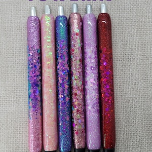 Valentine's Glitter Gel Pens - Etsy