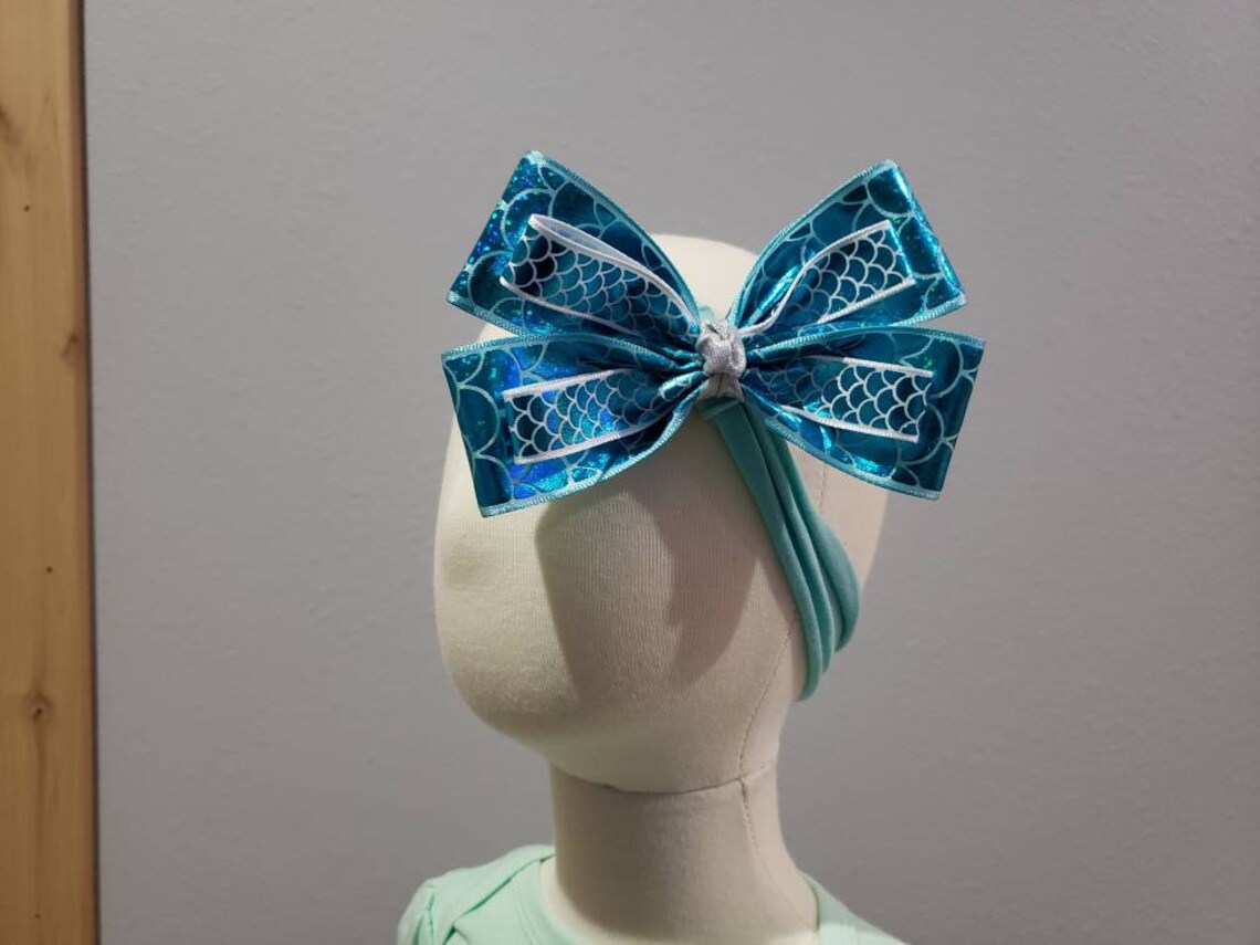 Mermaid Ribbon Bows | Etsy