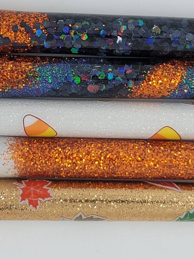 Fall Glitter Gel Pens Candy Corn Leaves Halloween - Etsy